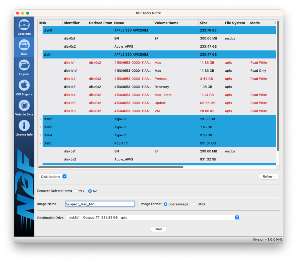 NETRE – Forensic Imaging Solution – NBFTools